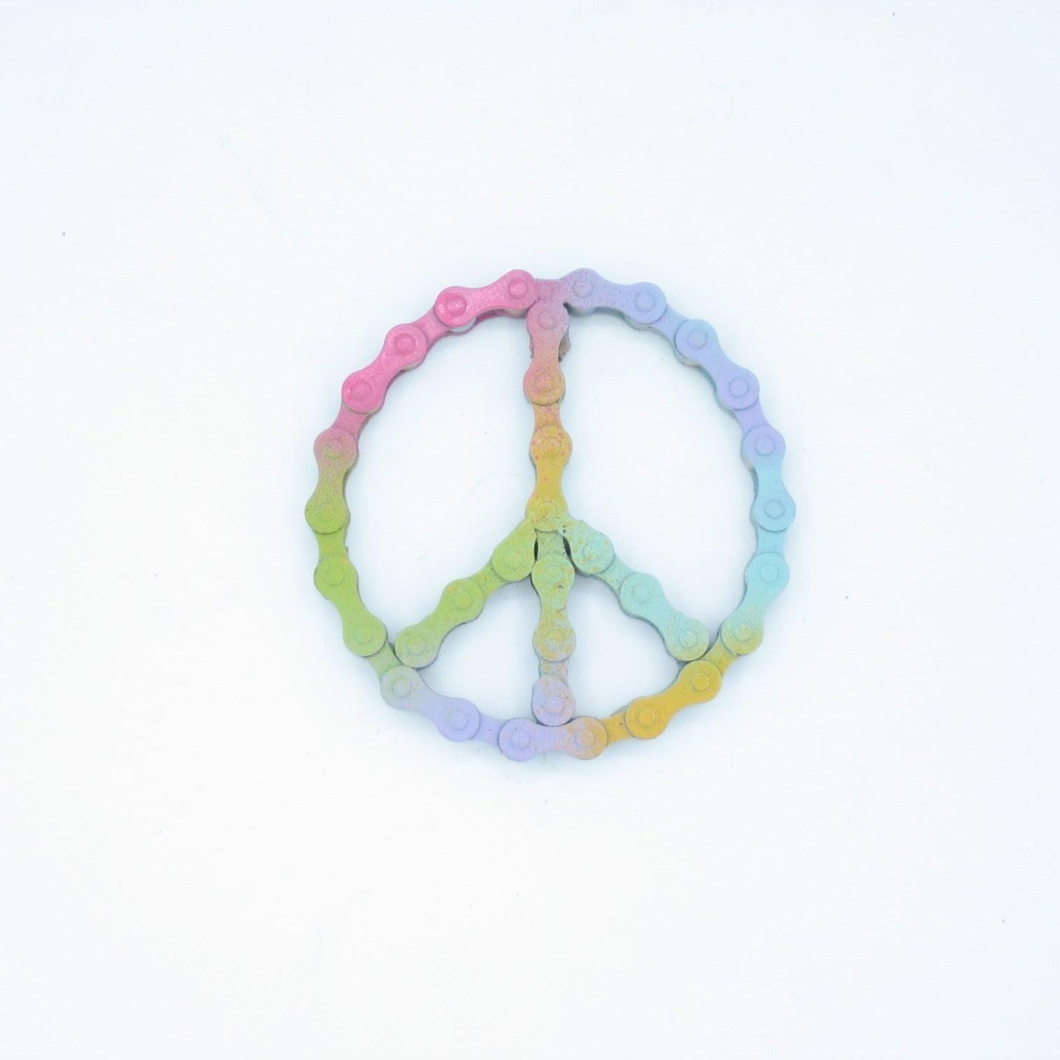 Peace Sign sculpture | Unchained by Nirit Levav Packer